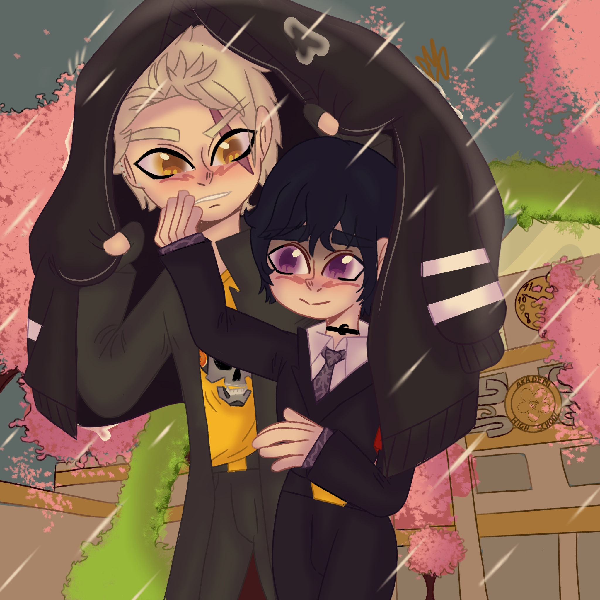umeji x shin 💙💛 - ibisPaint