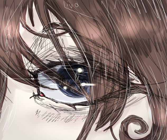 random eye sketch - ibisPaint