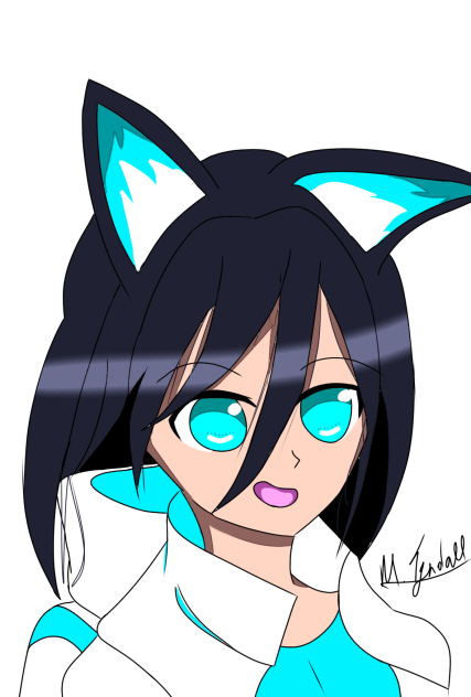 Cat Flame Wolf 💙 - ibisPaint
