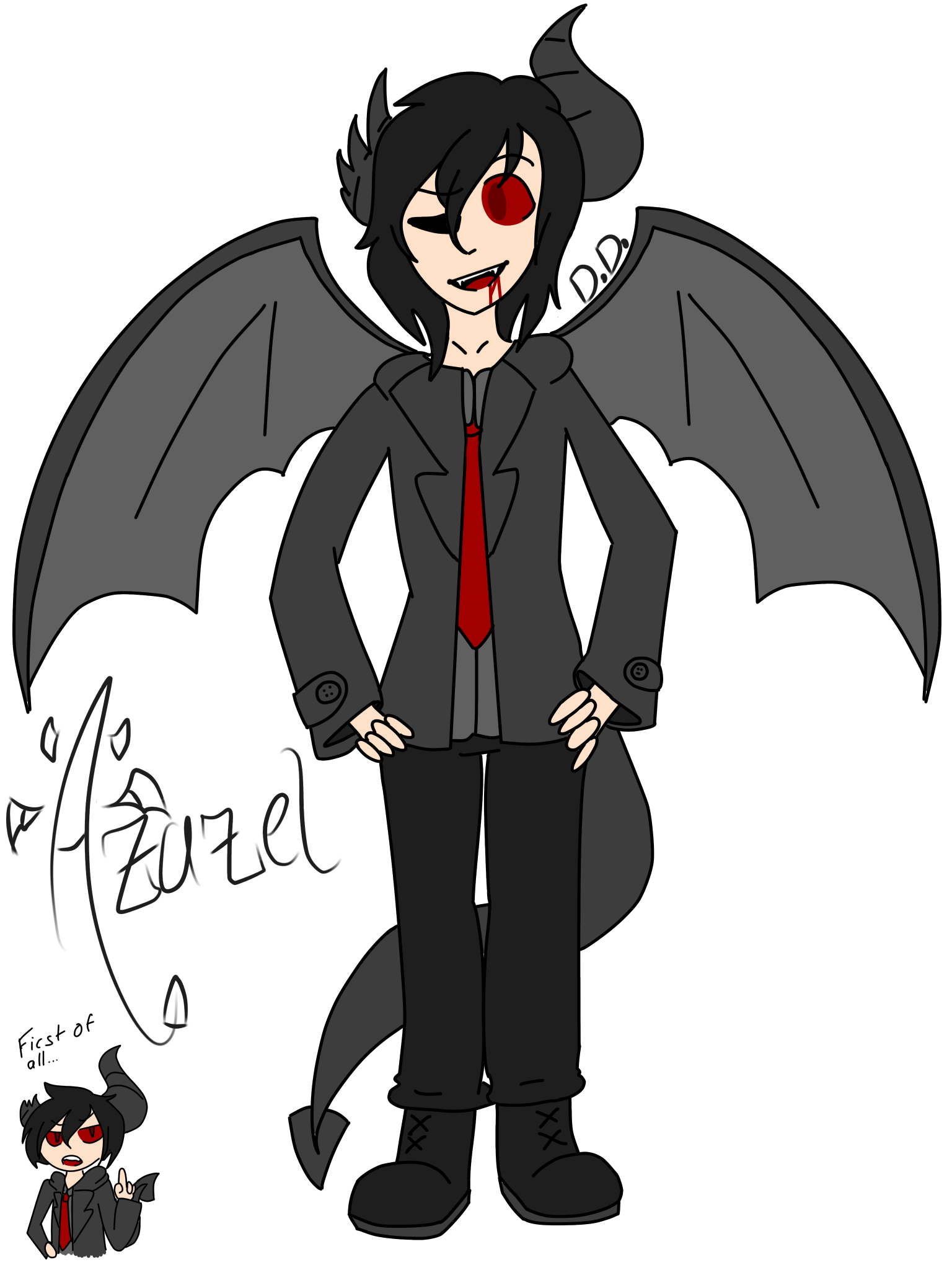 Azazel - TBOI - ibisPaint
