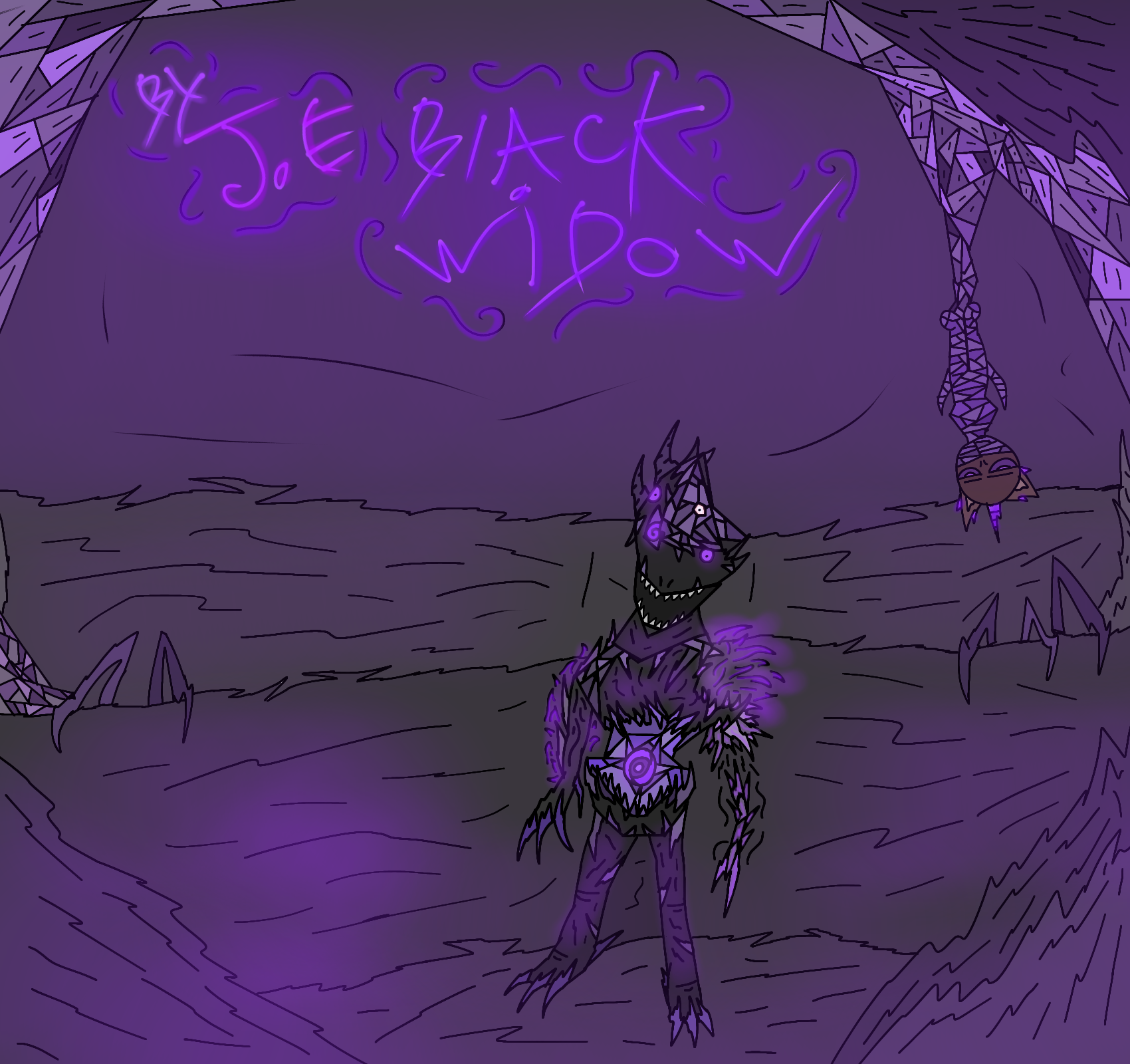 𝑻𝒉𝒆 𝑩𝒍𝒂𝒄𝒌 𝑾𝒊𝒅𝒐𝒘 - ibisPaint