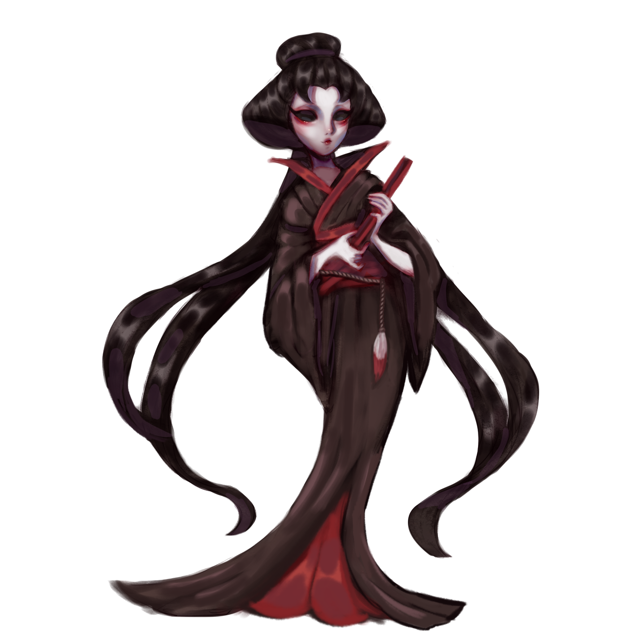 Michiko Identity V Fanart (geisha) - ibisPaint