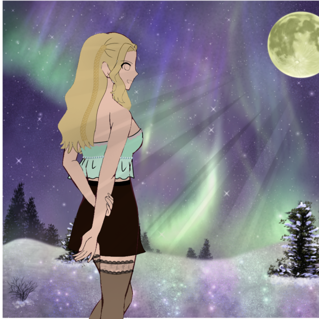 Aurora lights - ibisPaint