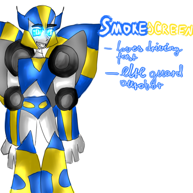Smokescreen TFP redesign! - ibisPaint