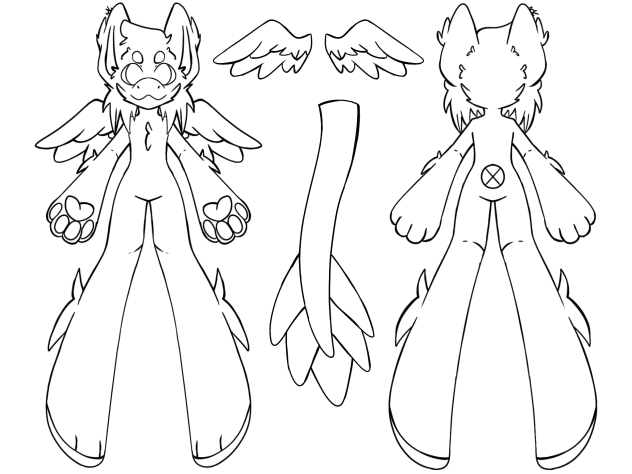 Dutch angel dragon base! - ibisPaint