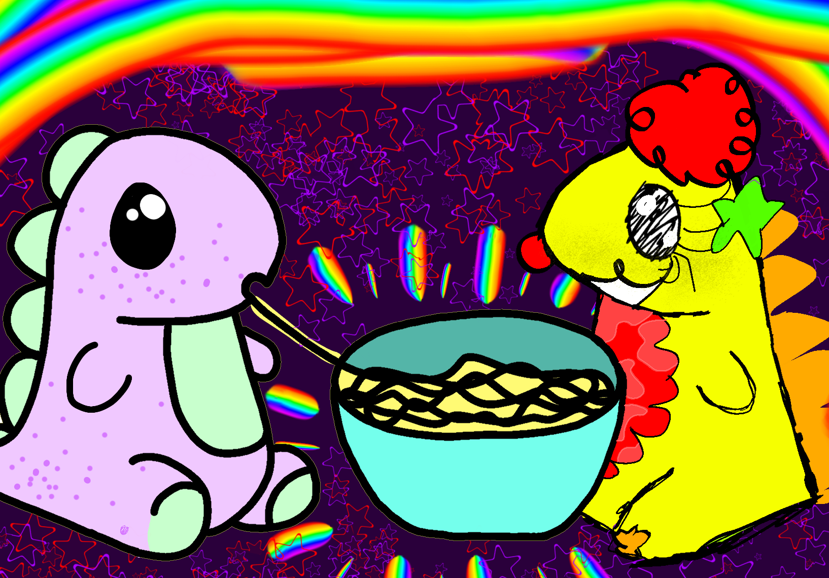 COLLAB WIF MCCHICKEN!!! - ibisPaint