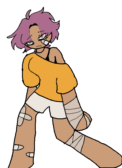 she's hurt- - ibisPaint