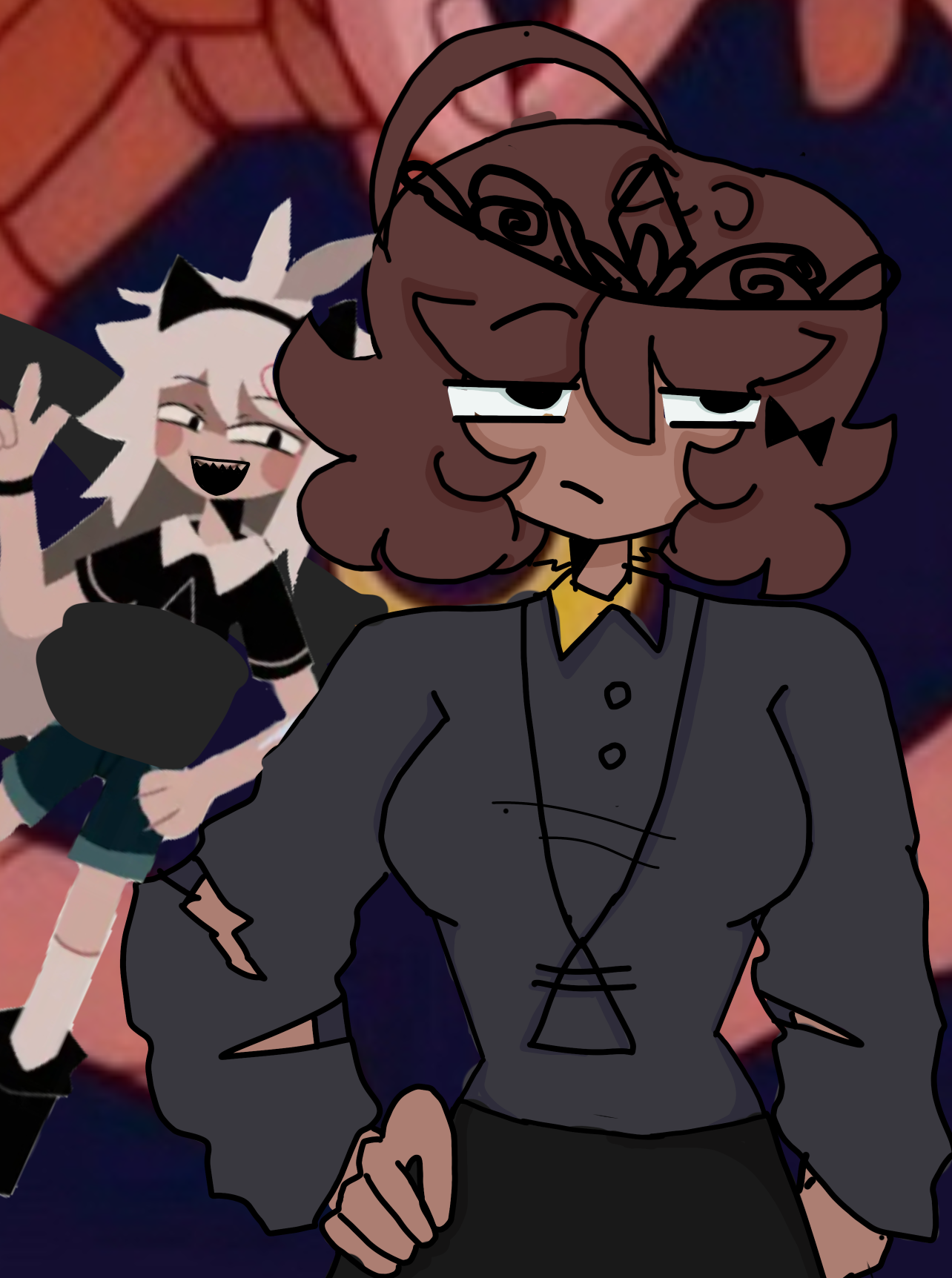 Oliver singing shoulder boulders - ibisPaint