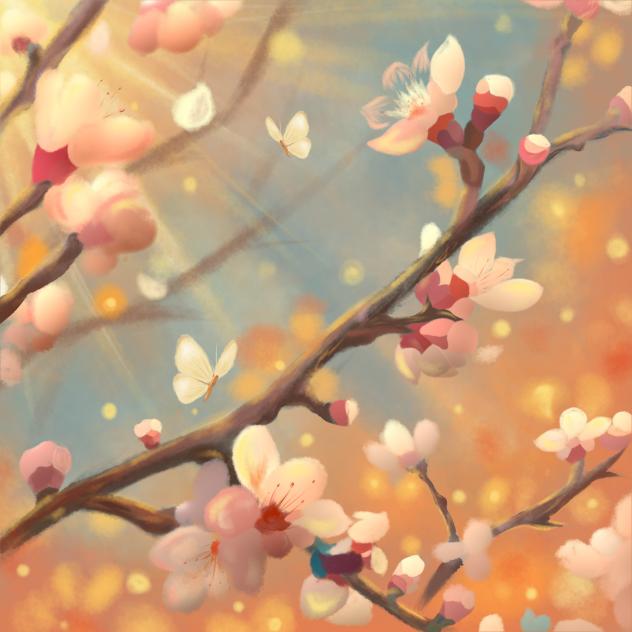 branch of flowers 2 - ibisPaint