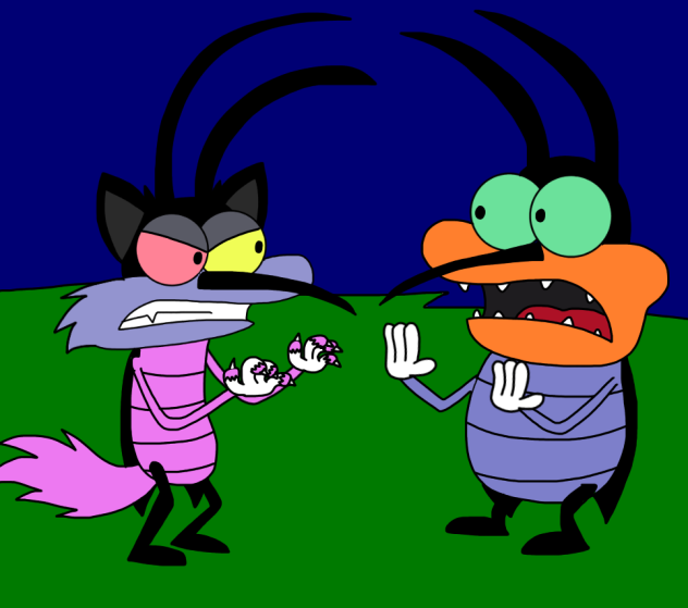 Dee Dee vs Wereroach Joey - ibisPaint