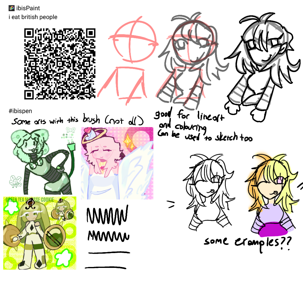 new pen for lineart sketch and color idk - ibisPaint