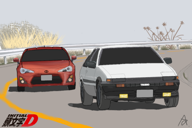 AE86 & GT FT 86 - ibisPaint