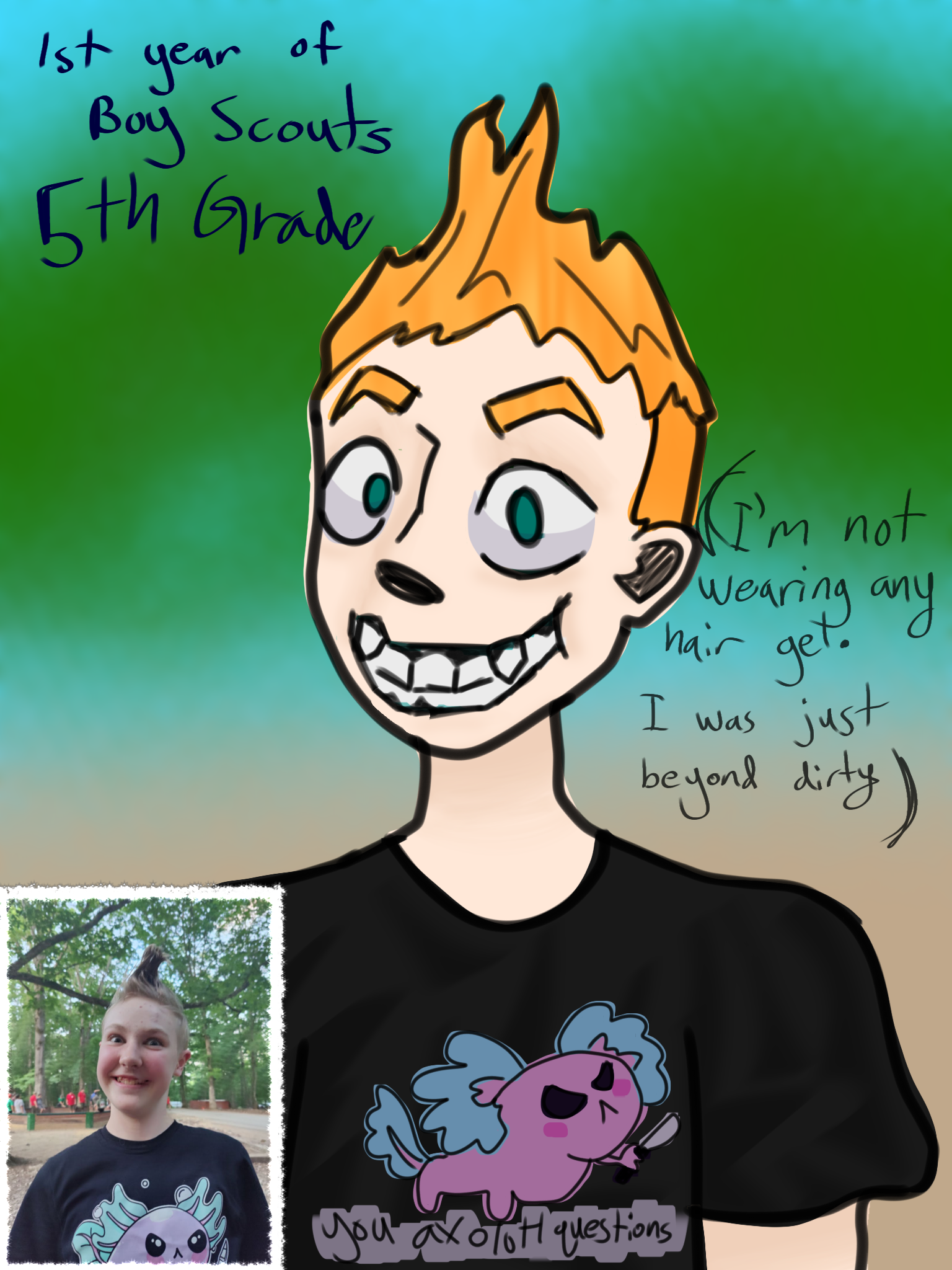 first BSA camp - ibisPaint