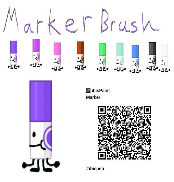 Marker Brush - ibisPaint