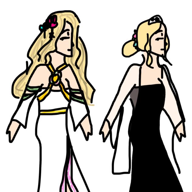 Persephone upper world and underworld - ibisPaint