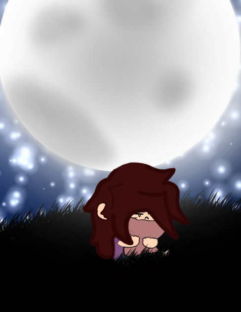 under the moon 🌙 - ibisPaint