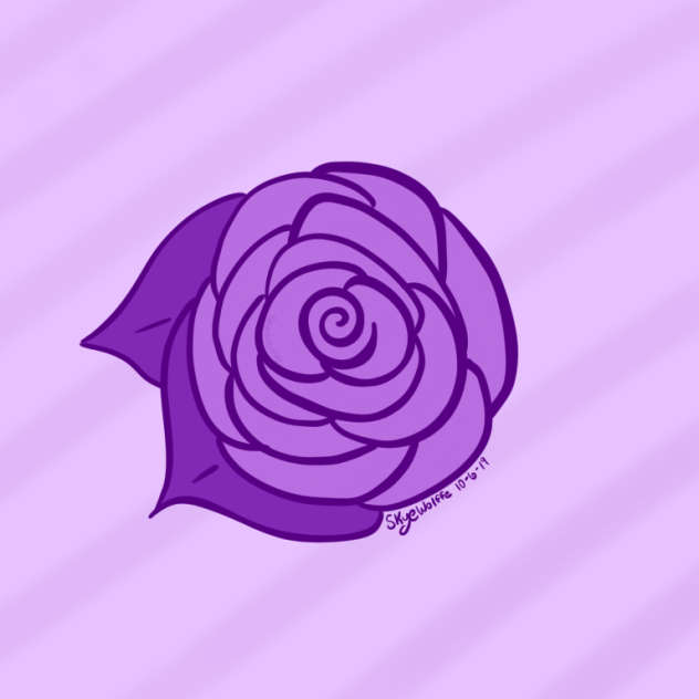 Purple Rose - Speedpaint - ibisPaint