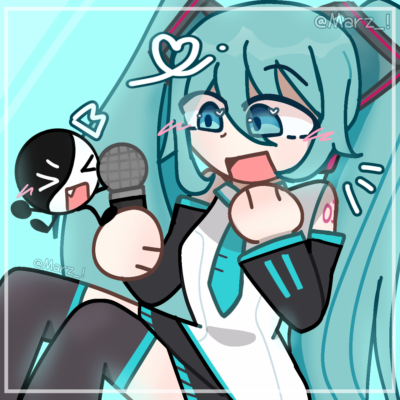 Miku & yin yanggggggg - ibisPaint