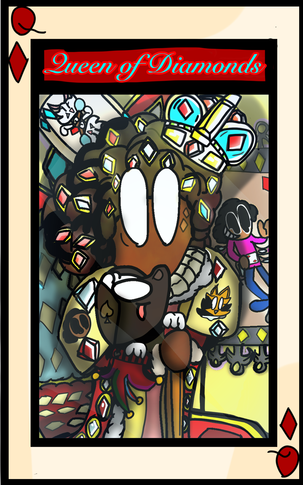 Queen Of Diamonds - ibisPaint
