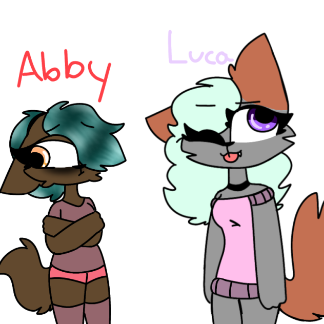 Abby and Luca (slight redesigns) - ibisPaint