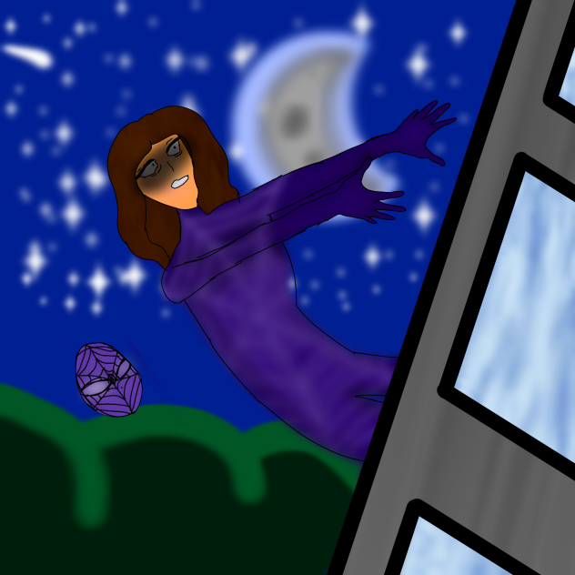 Spider-Woman falling - ibisPaint