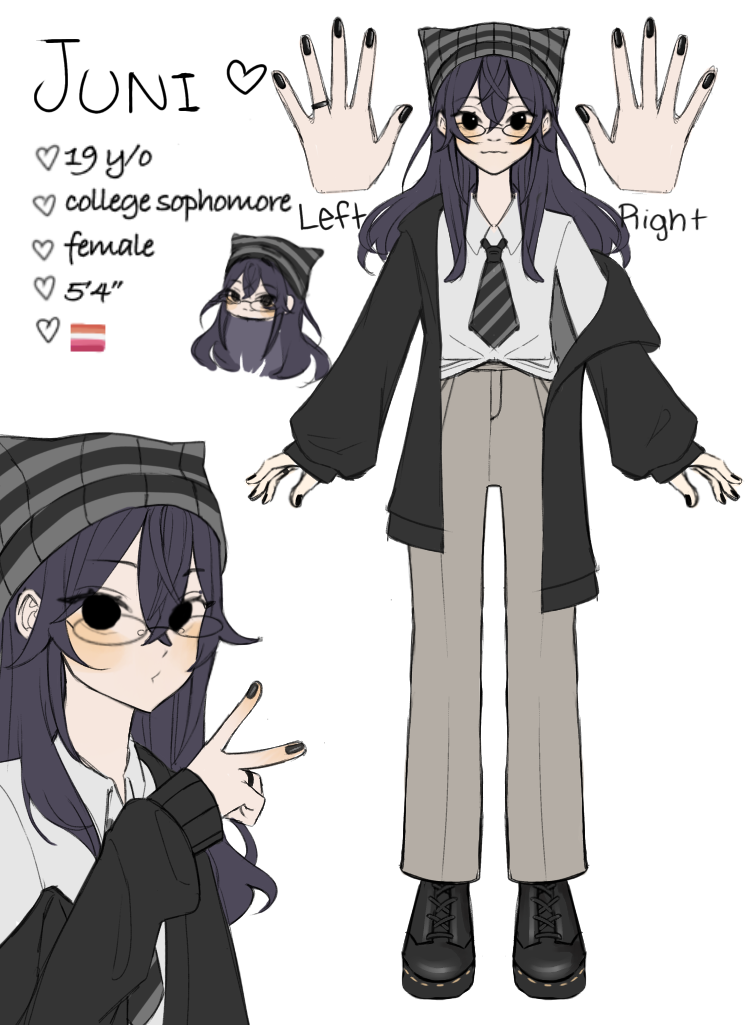 Juni - OC Character Sheet - ibisPaint