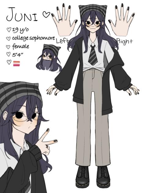Juni - OC Character Sheet - ibisPaint