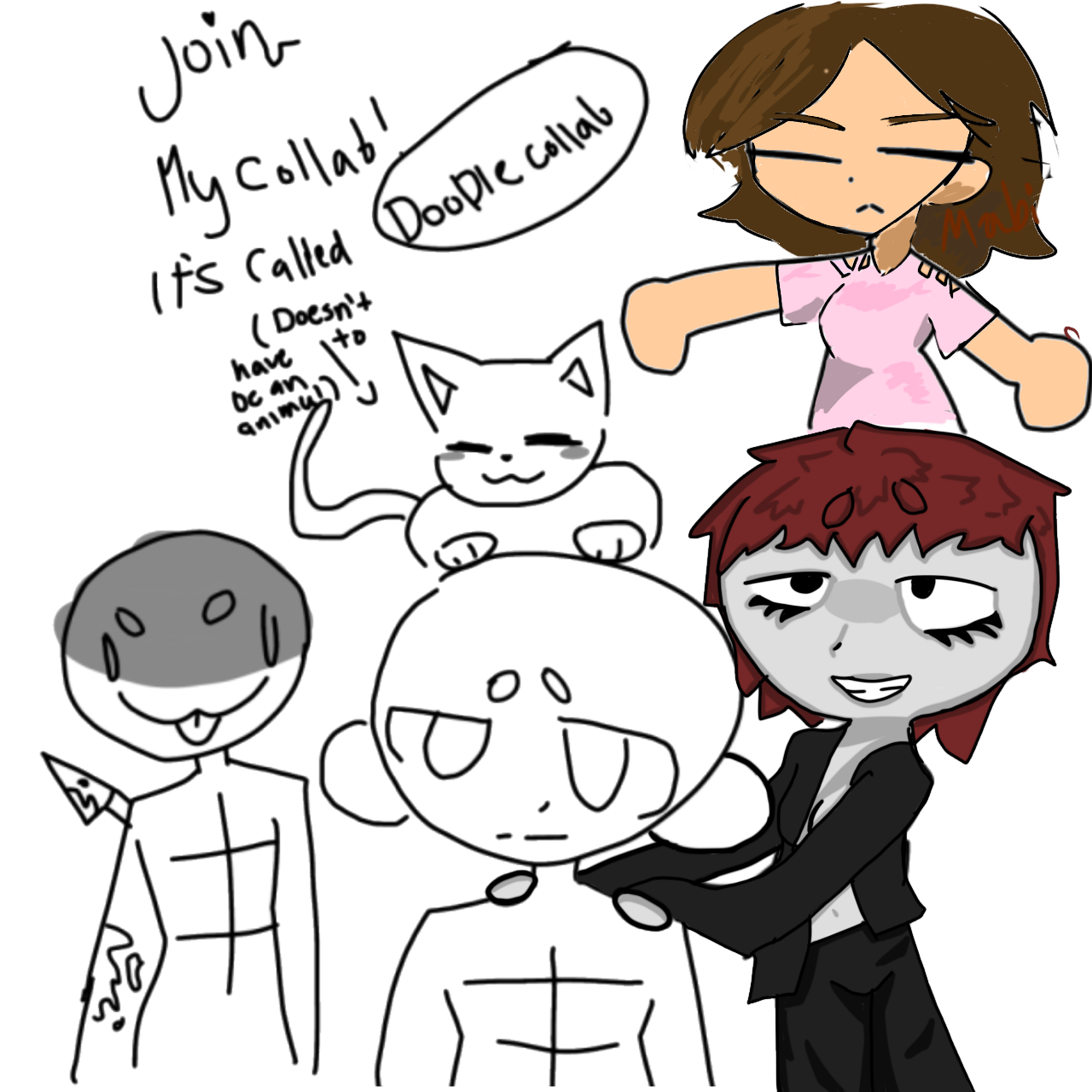 Silly Doodles collab - ibisPaint