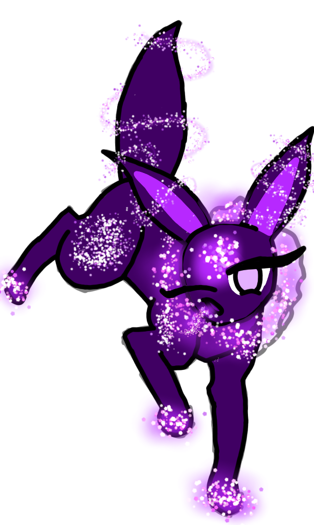 my poison type eevee evolution - ibisPaint