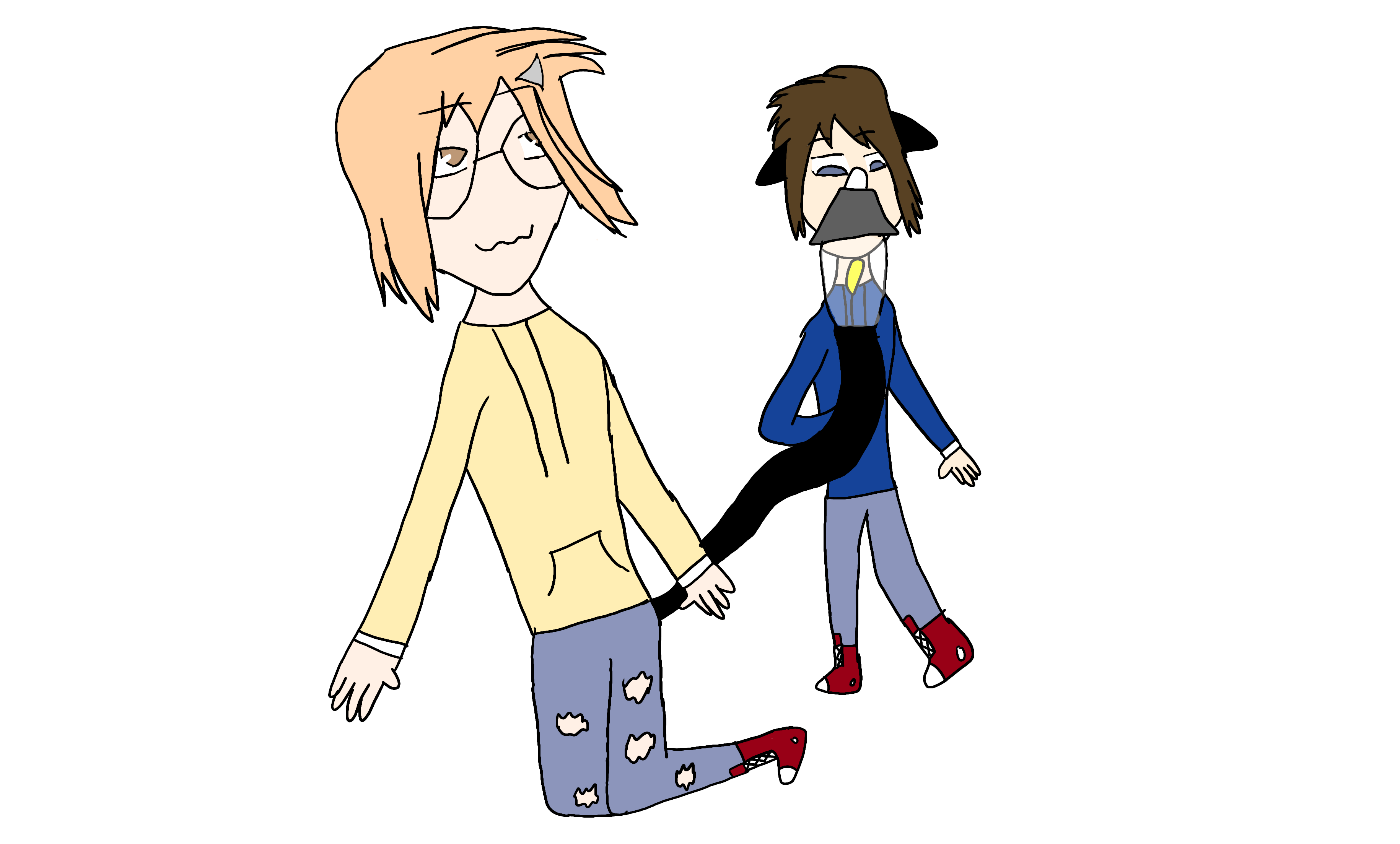 Benjamin and Christopher!!💛💙 - ibisPaint