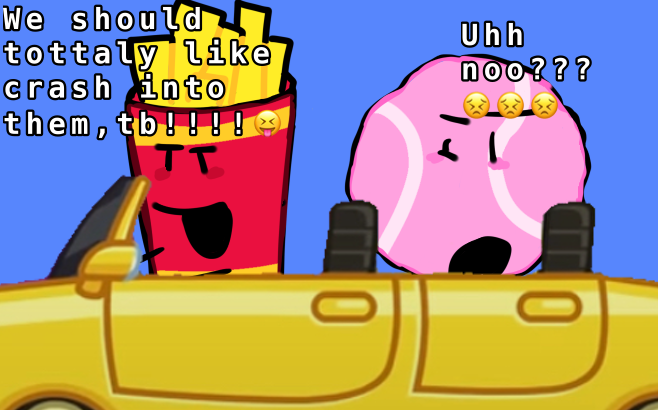 Bfdia tb and fries - ibisPaint