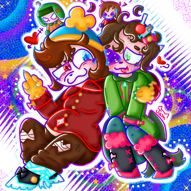 Cartman and Scott Malkinson - ibisPaint