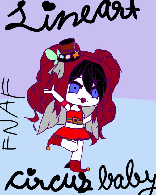circus baby lineart - ibisPaint
