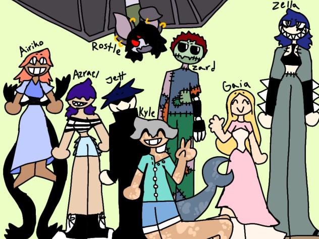 OC GROUP PHOTO! (again lol) - ibisPaint