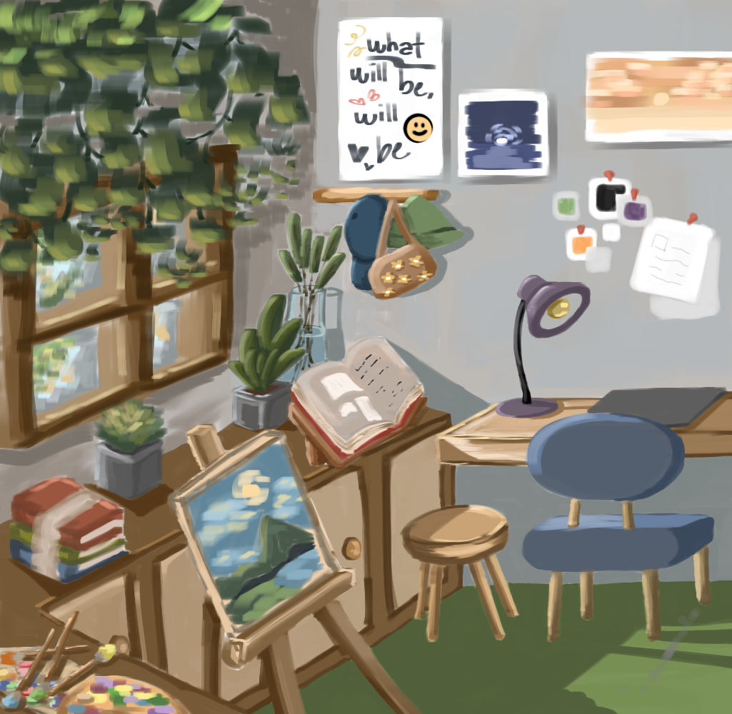 cozy room - ibisPaint