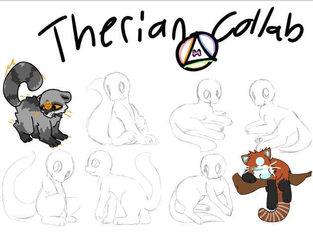 my first therian collab! - ibisPaint