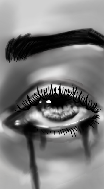 b&w eye 1 art - ibisPaint