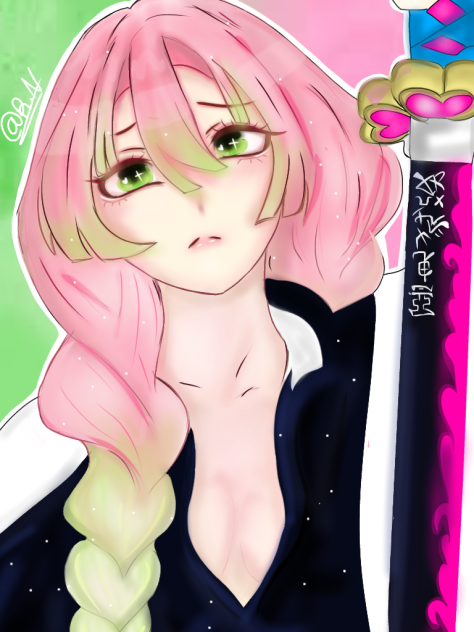 Kimetsu Mitsuri - ibisPaint