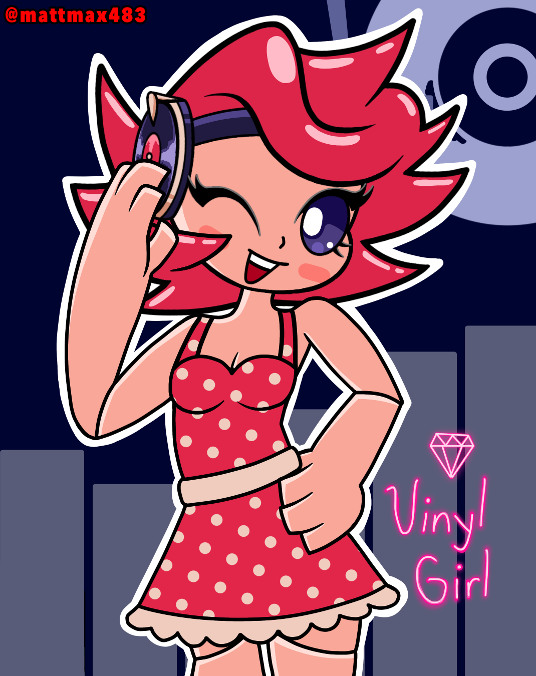 Vinyl Girl - ibisPaint