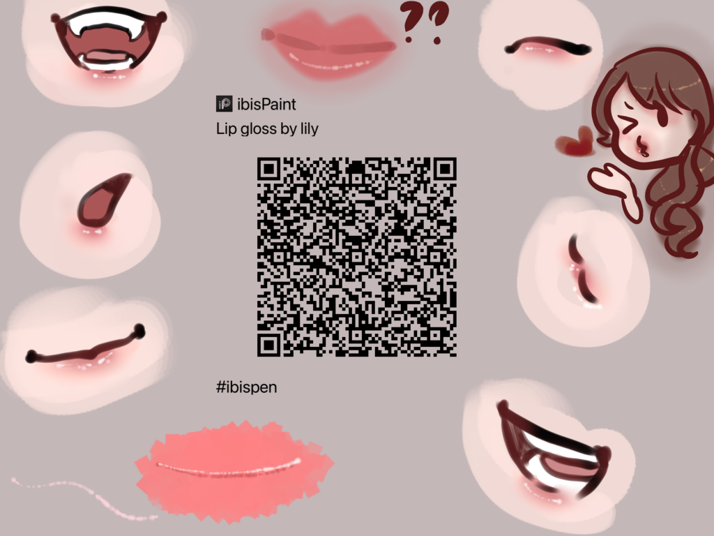 Lip gloss pen by lily - ibisPaint