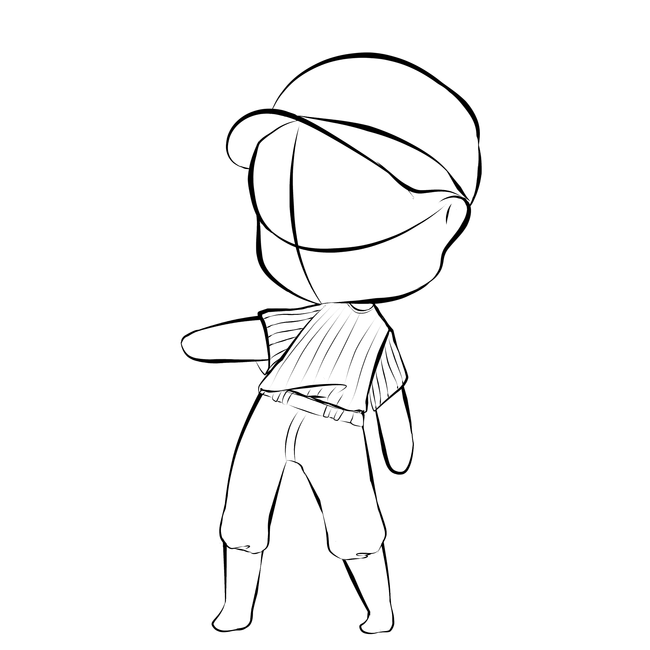 Chibi Baseball Player - ibisPaint