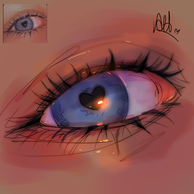 Eye art again - ibisPaint