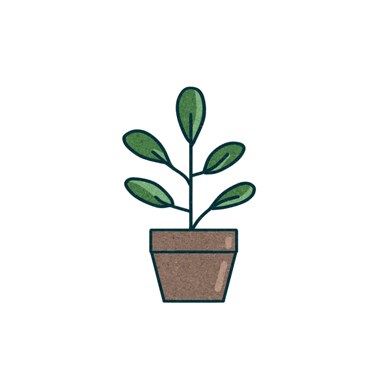 Plant pot stamp - ibisPaint