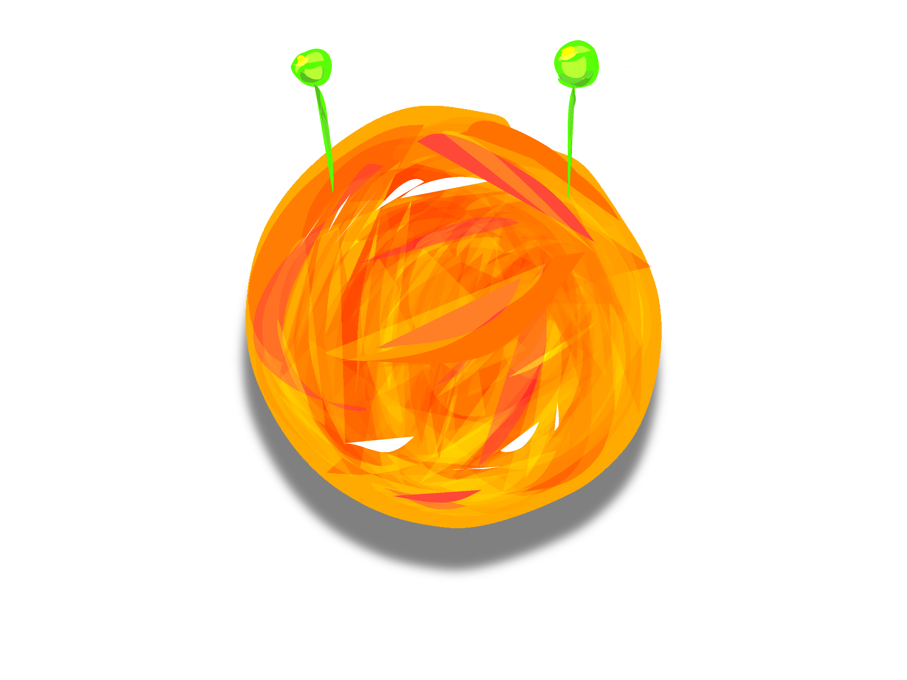 Alien ball - ibisPaint