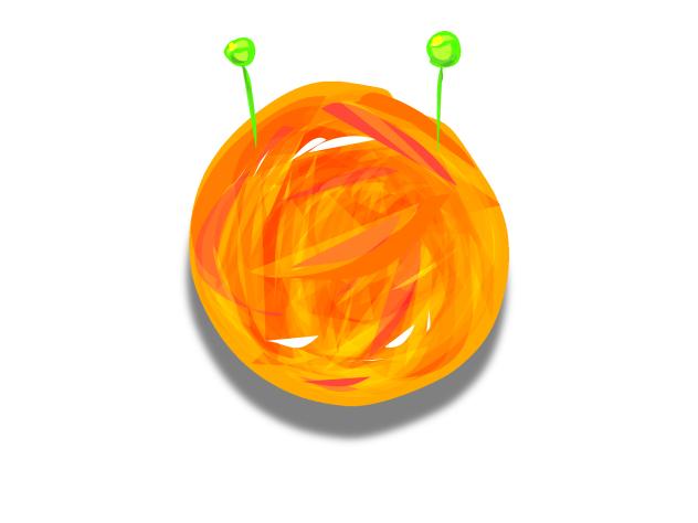 Alien ball - ibisPaint