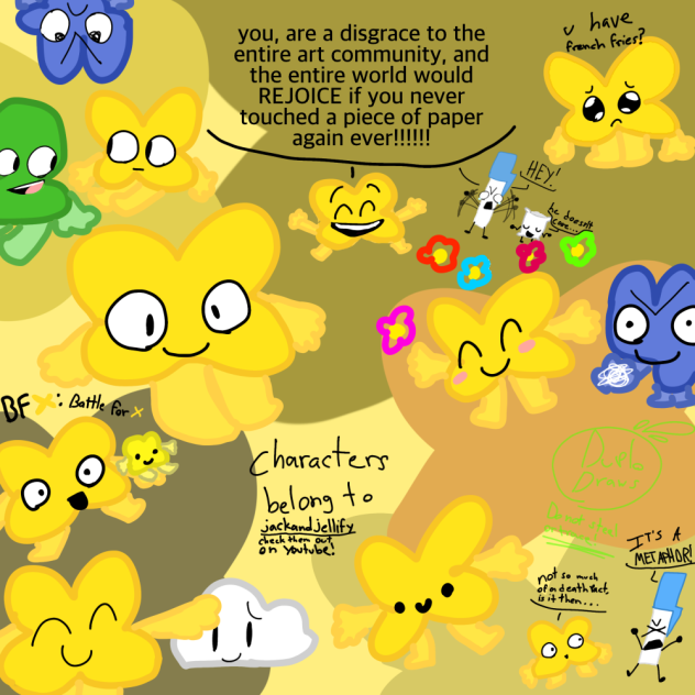 X from bfb (I love the little bean ^-^) - ibisPaint