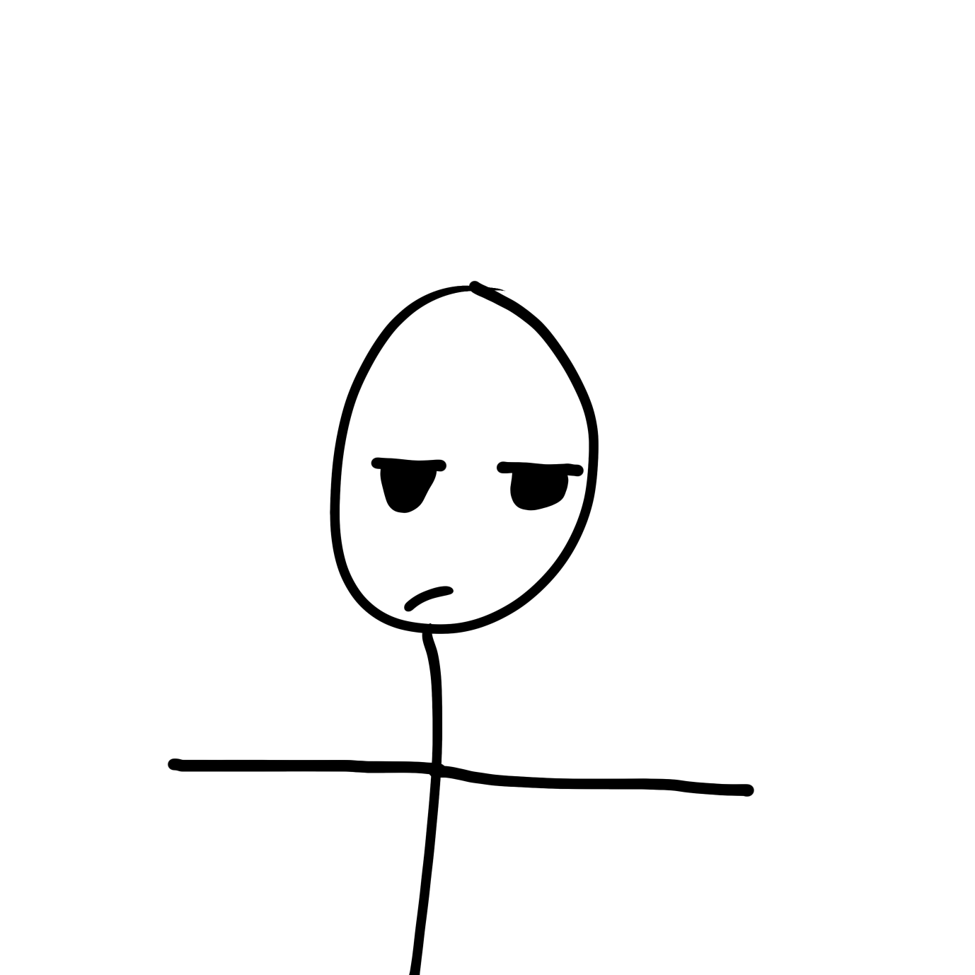 stick man just being stick man - ibisPaint