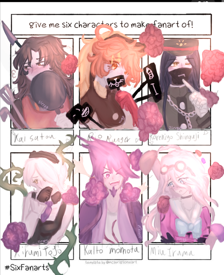 6 Characters - ibisPaint