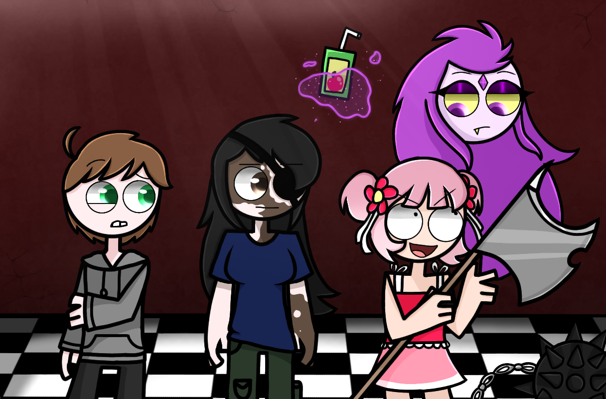 a haunted mansion - ibisPaint