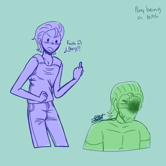 Ponyboy and Darry - ibisPaint